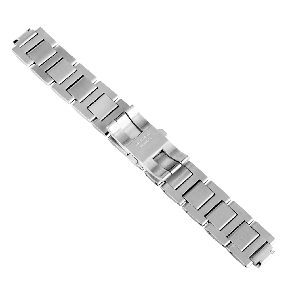 Best Offers 9MM/11MM/12MM Stainless Steel Watch Band Push-Button Hidden ...