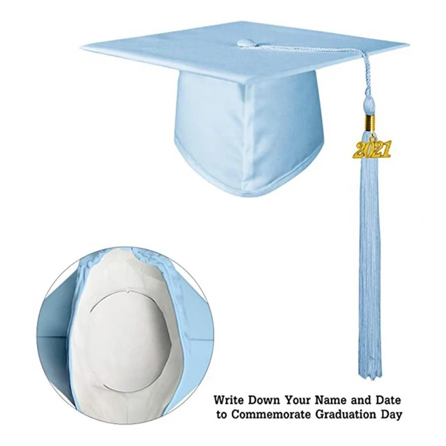 Light Blue Graduation Cap