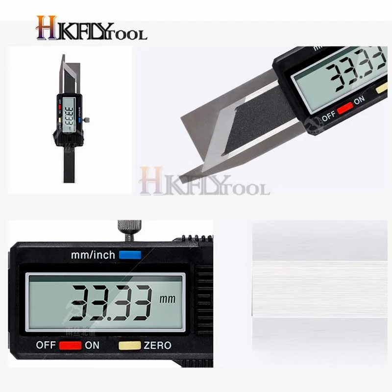 30 45 60 Degrees Digital Chamfer Gauge 0-6mm Stainless Steel Chamfering ...