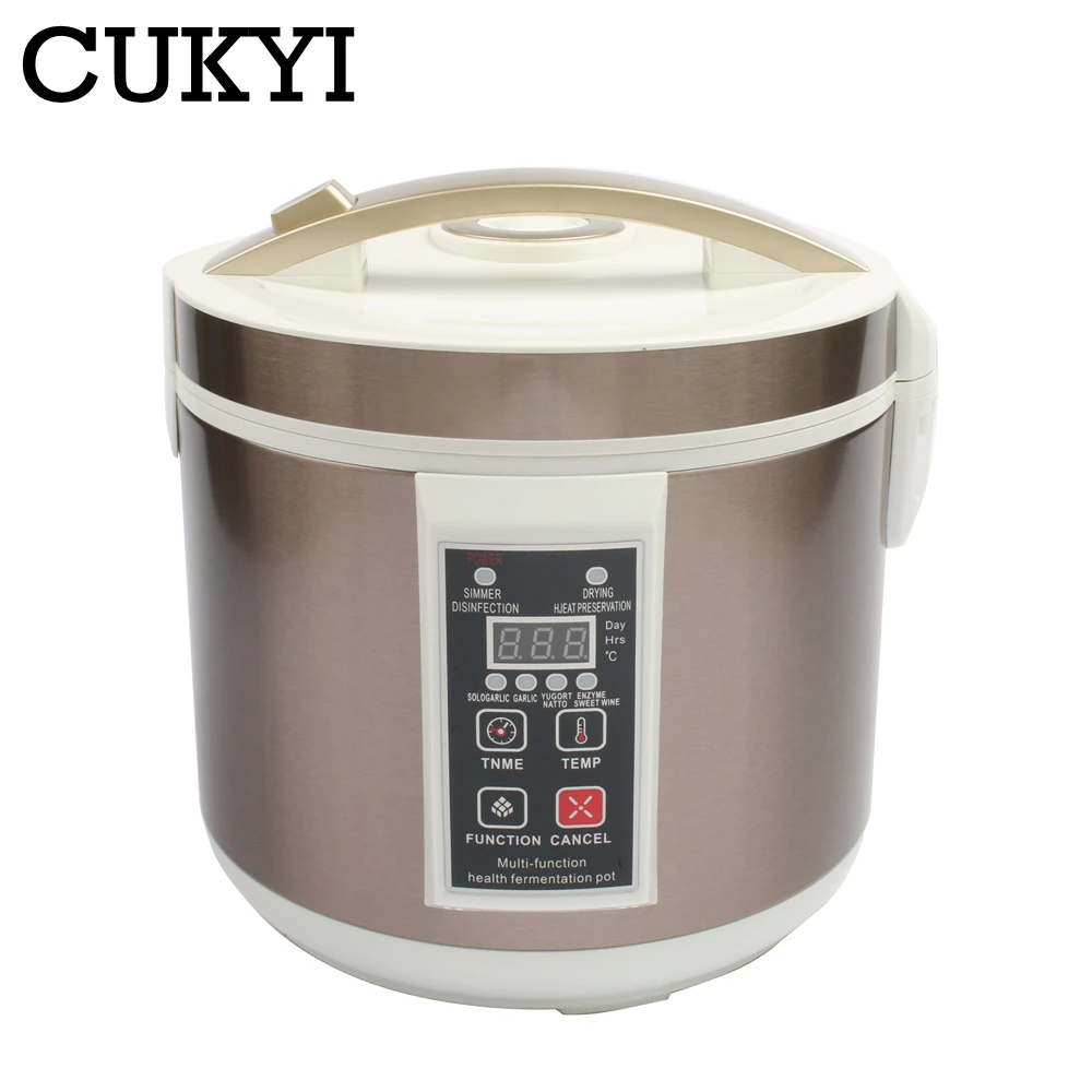 CUKYI 5L / 6L automatyczny fermentator do czarnego czosnku gospodarstwa domowego DIY zymoliza ...
