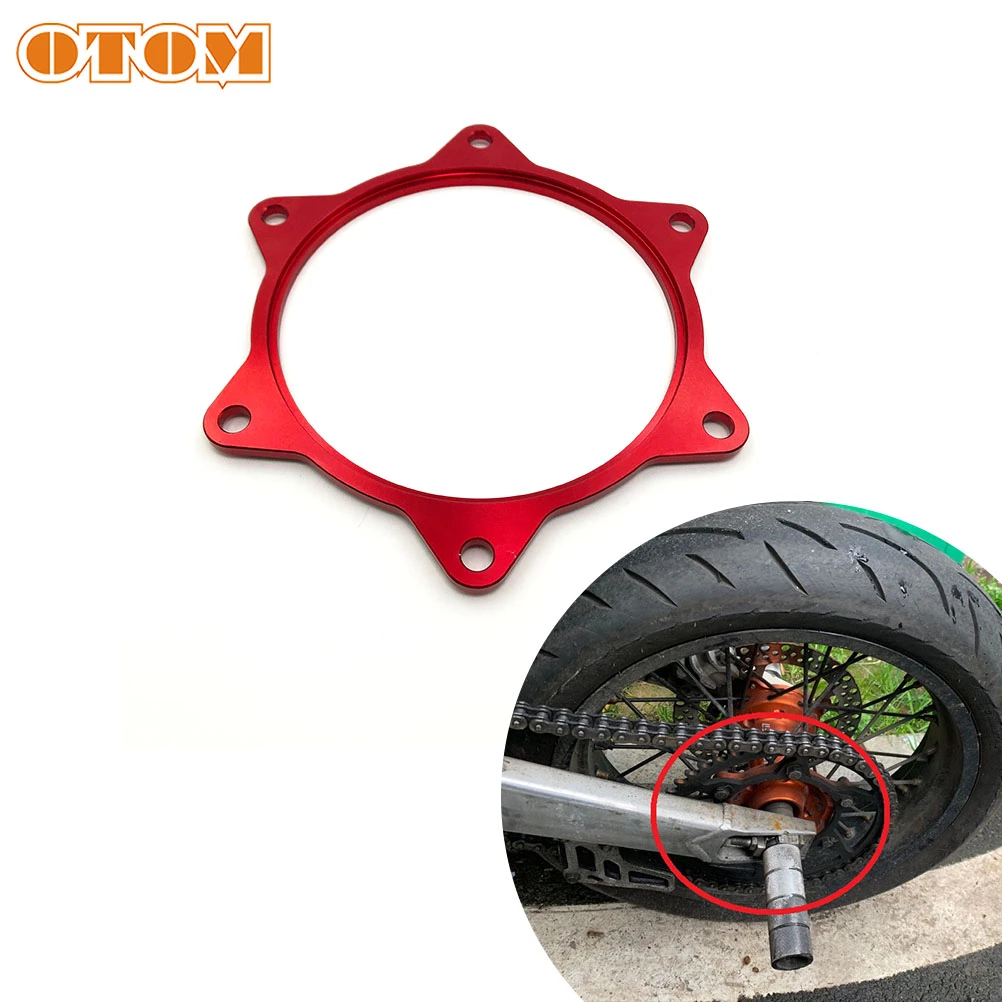 Otom Motorcycle Tire Aluminum Alloy Flange Rear Wheel Hub Spacers Shims ...