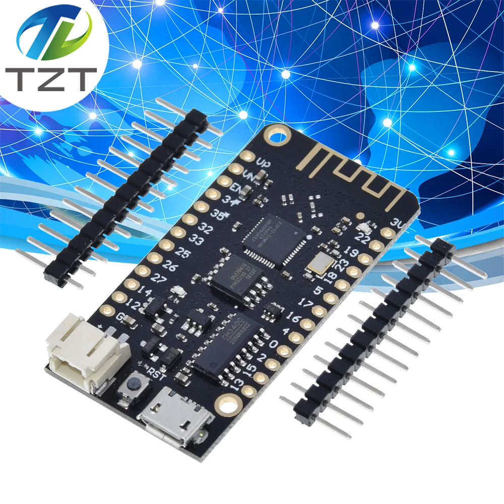 LOLIN32 Wifi Bluetooth Development Board Antenna ESP32 ESP 32 REV1 CH340 CH340G MicroPython ...