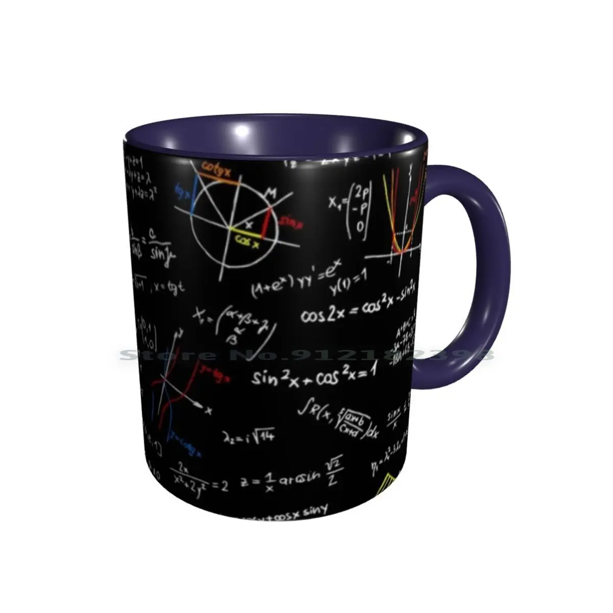 Physics Equations Ceramic Mugs - Mon Science