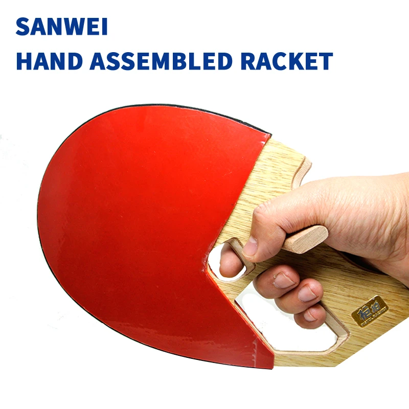 Ittf Approved Sanwei Newest Hand Assemble Haifu Whale Rubber Pistol ...