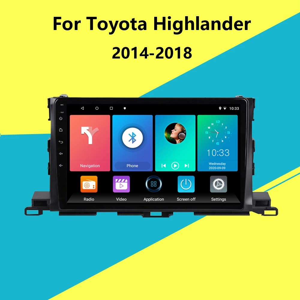 10.1 inch 2.5D Android 8.1 Navigation GPS Car Radio Multimedia Video ...