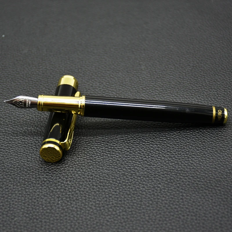 1PCS-HERO-1078-Classical-Series-Fountain-Pen-Iridium-Ink-Pen-Black ...