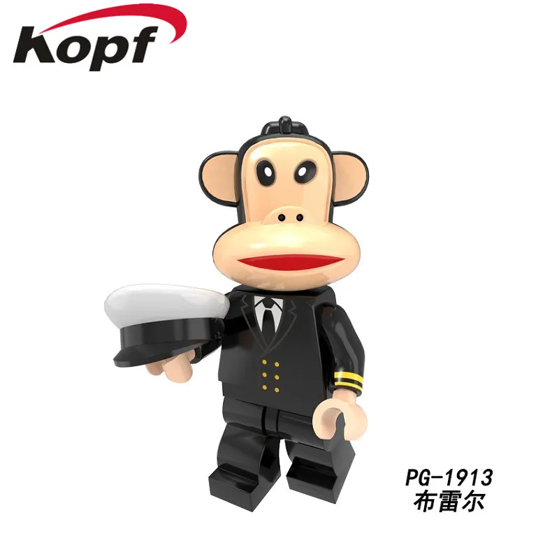Single Sale Building Blocks Cartoon Series Bricks Paul Homme Ott George ...