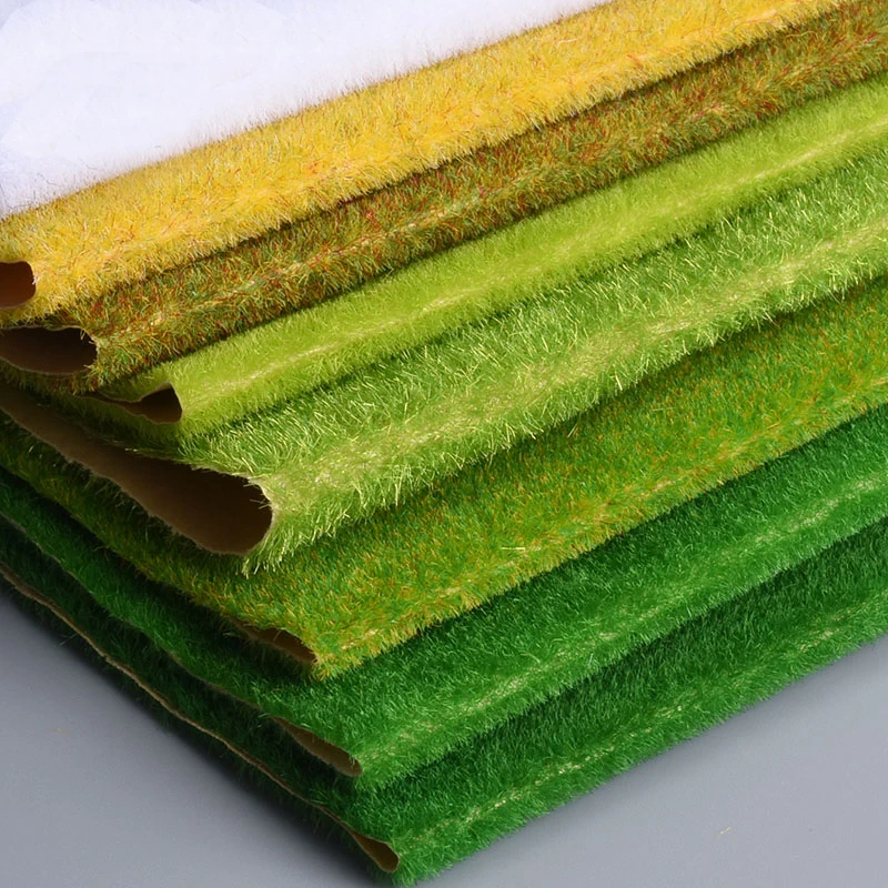 Landscape Grass Mat 25*25cm 35*50cm 35*100cm for Model Train building ...