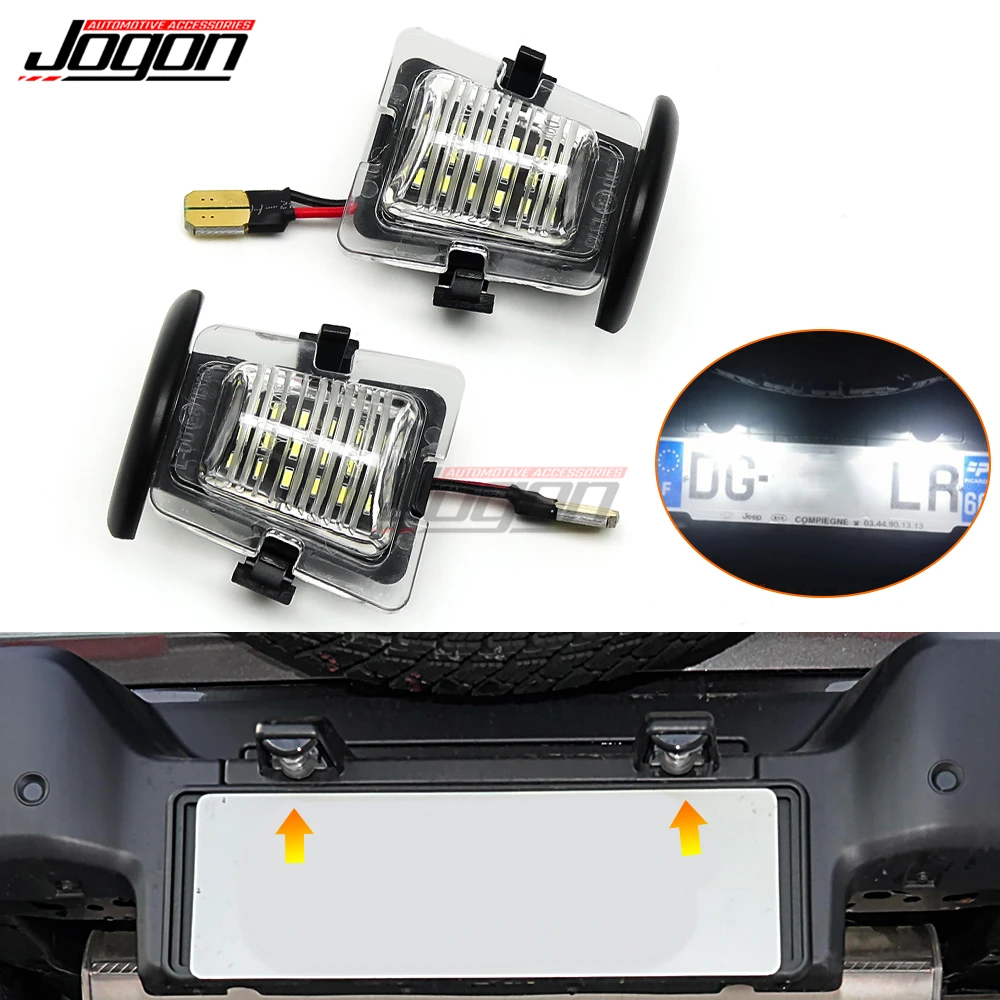 Car White Led Rear Bumper Trunk Number License Plate Light Lamp Bulb ...