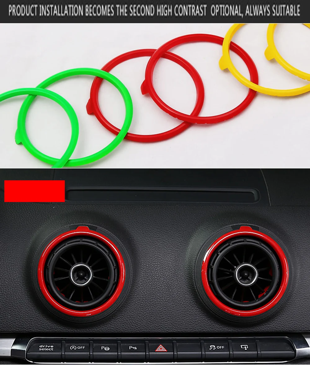For Audi A3/S3/RS3 Sedan 8V Sline Quattro Car AC Sportback Air Outlet ...