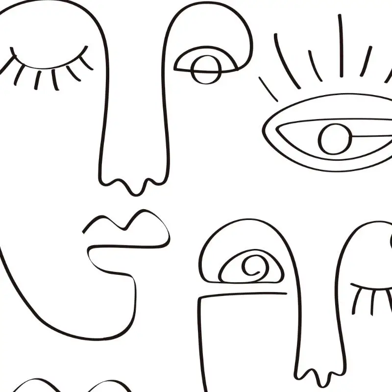 Picasso Abstract Faces