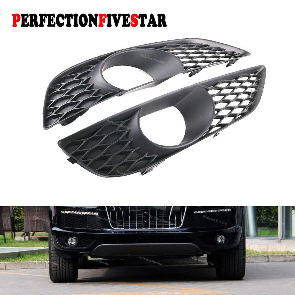 4L0807675C-4L0807676C-For-Audi-Q7-S-Line-2010-2012-2014-2015-Pair-Front ...