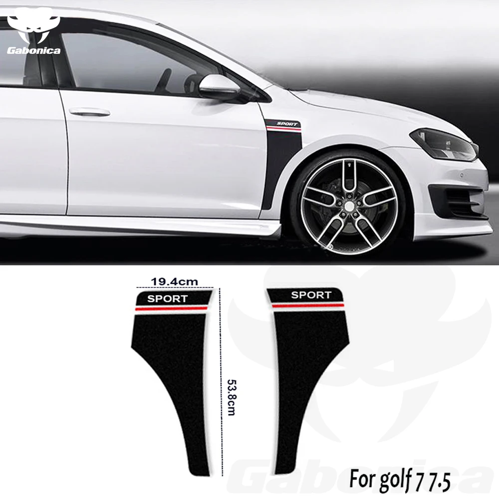 2-Pcs-Wheel-Eyebrow-sport-car-Fender-sticker-For-VK-Volkswagen-R-gti ...