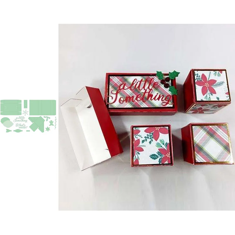 Gift Box Metal Cutting Dies For Scrapbooking And Card Making Paper ...