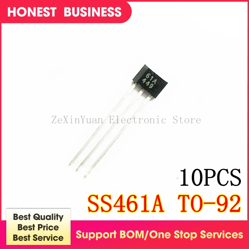 Sensor de efecto Hall SS, enganche TO-92, SS461A SS461 461A 100% 61A, 461 Original, 10-50 Uds.