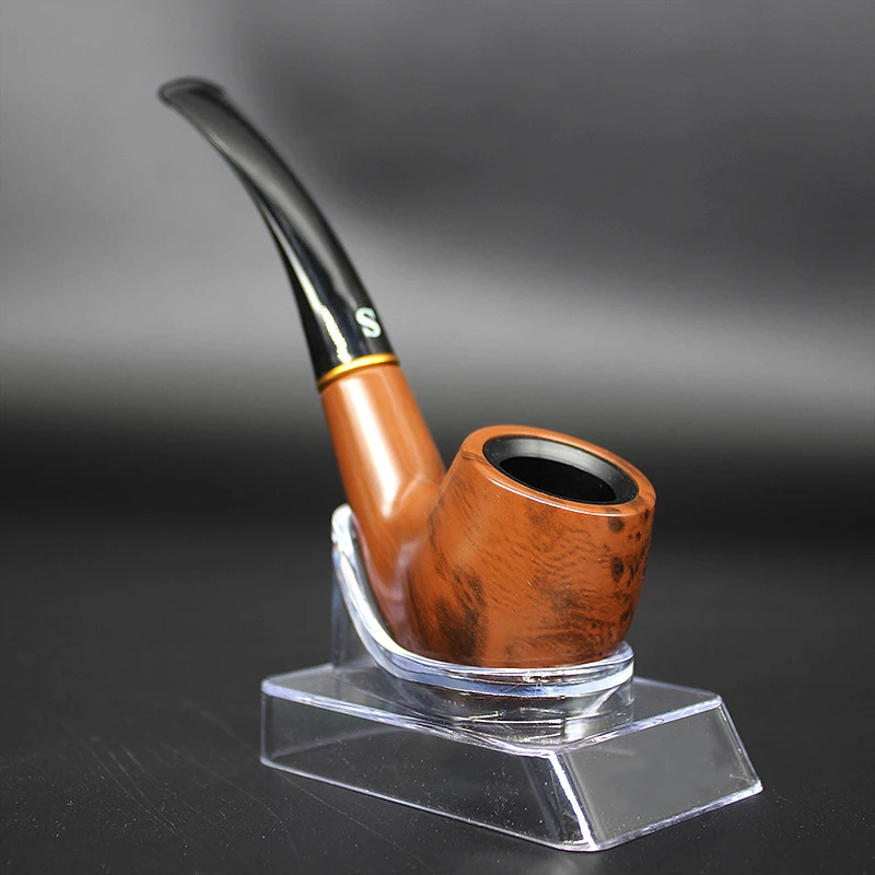 Classic-Creative-Bakelite-Pipes-Chimney-Filter-Smoking-Pipe-Tobacco ...