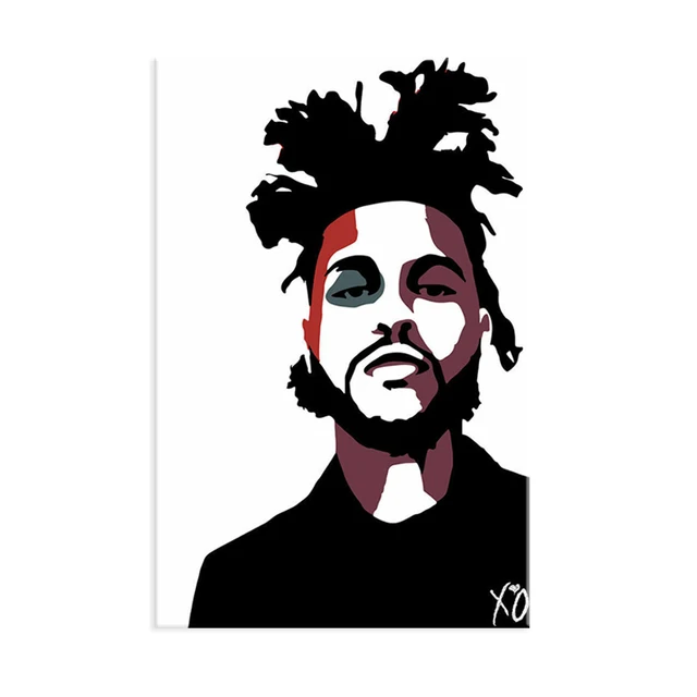 The Weeknd Stencil