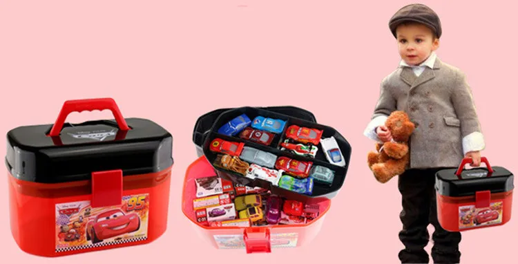 Cars / Auta - úložný box na autíčka a kamion | Aukro