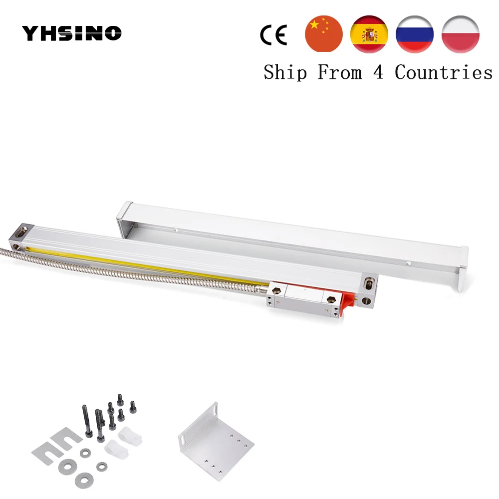 Lathe-Mill-Linear-Encoder-Set-5U-5V-TTL-YHSINO-Optical-Line-Sclaes ...