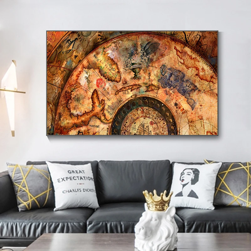 Mapa-do-mundo-do-vintage-filme-cartazes-e-c-pias-mapa-do-tesouro ...