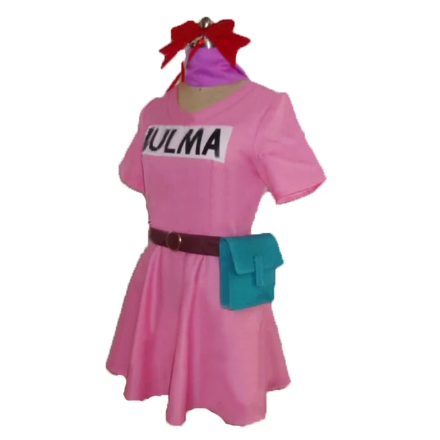 Anime Dragon Ball Bulma Uniform Cosplay Costume - AllCosplay.com