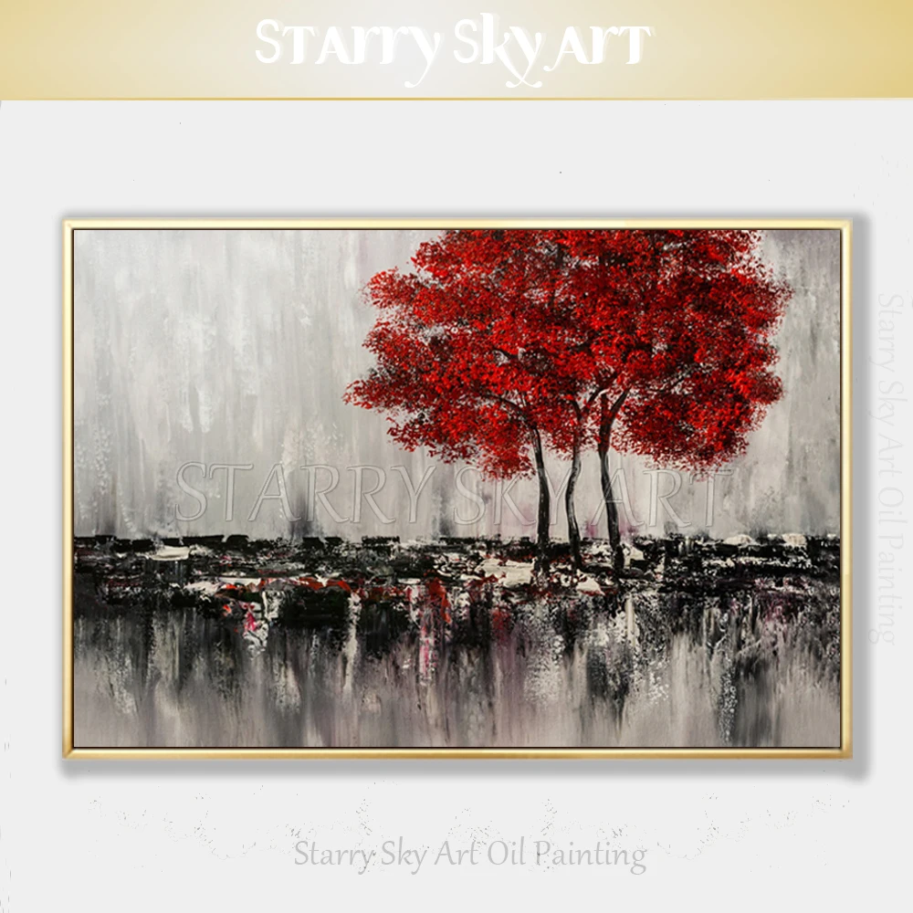 Acrylic Painting Landscape Trees