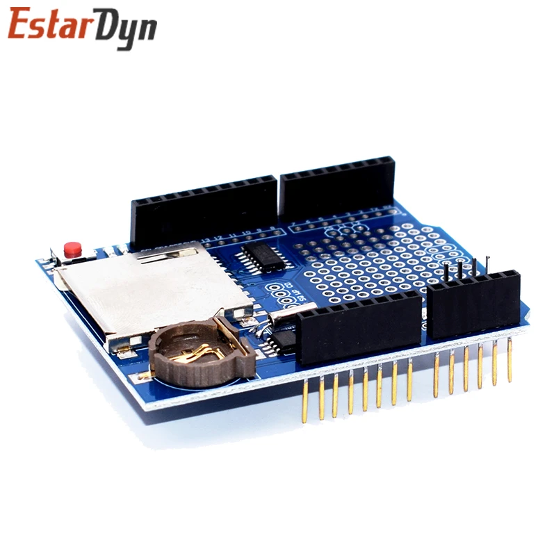 Data Logger Module Logging Recorder Shield V1.0 For Arduino Uno Sd Card - Integrated Circuits ...