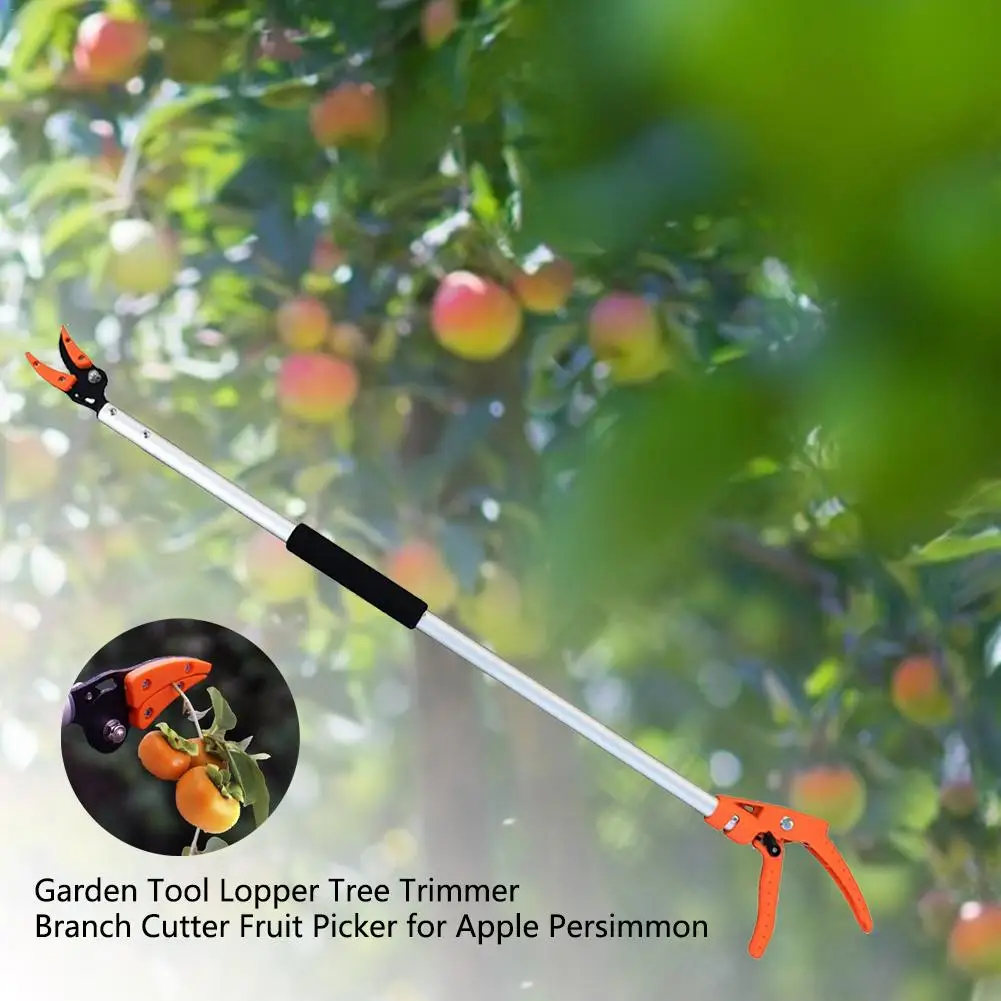 Tree-Trimmer-High-Branch-Pruning-Tool-Long-Reach-Aluminium-Flower-Fruit ...