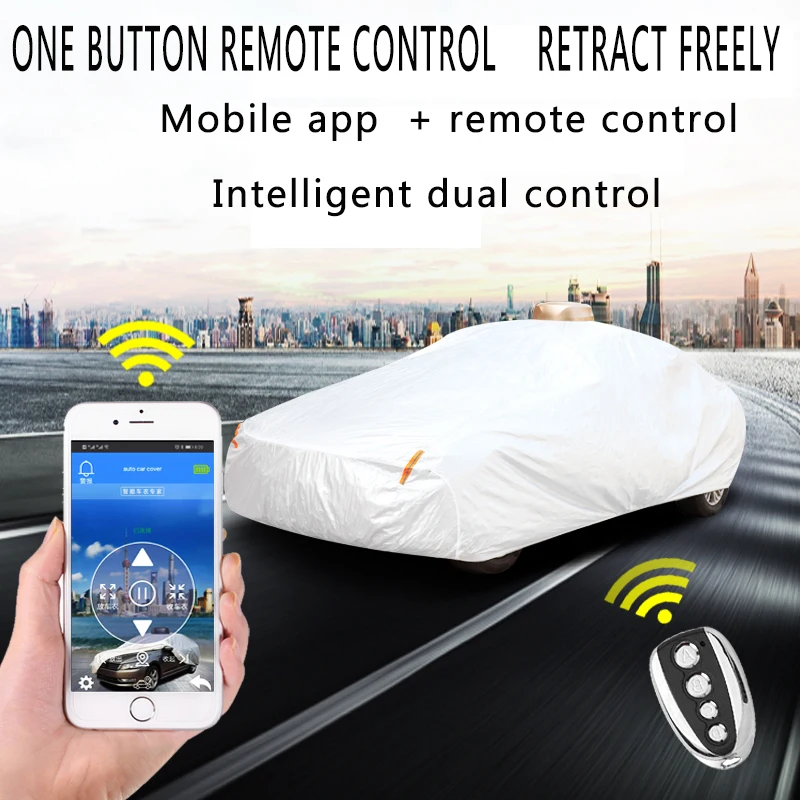 Full-Automatic-Car-Cover-Intelligent-Remote-Control-Sun-Protection-Rain ...