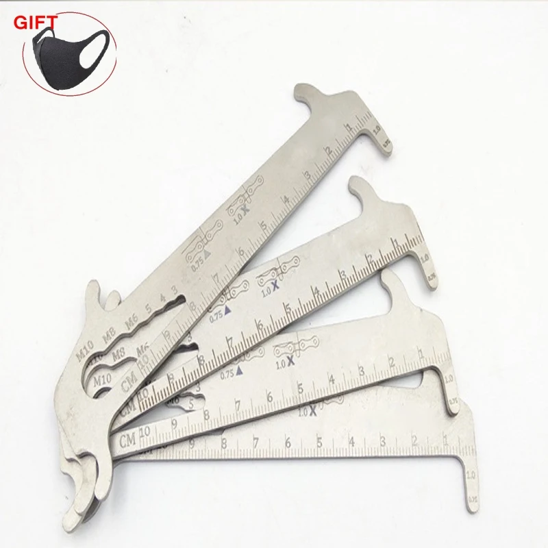 Bicycle Chain Wear Replacement Detection Rail Tool Mountain Bike Chain ...