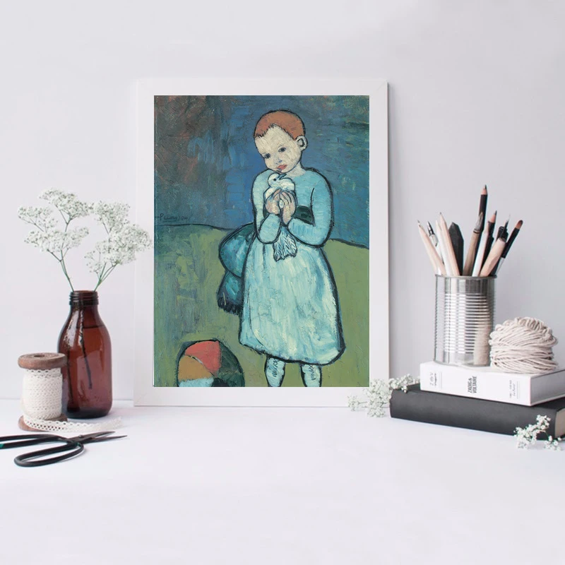 Picasso Girl With Dove