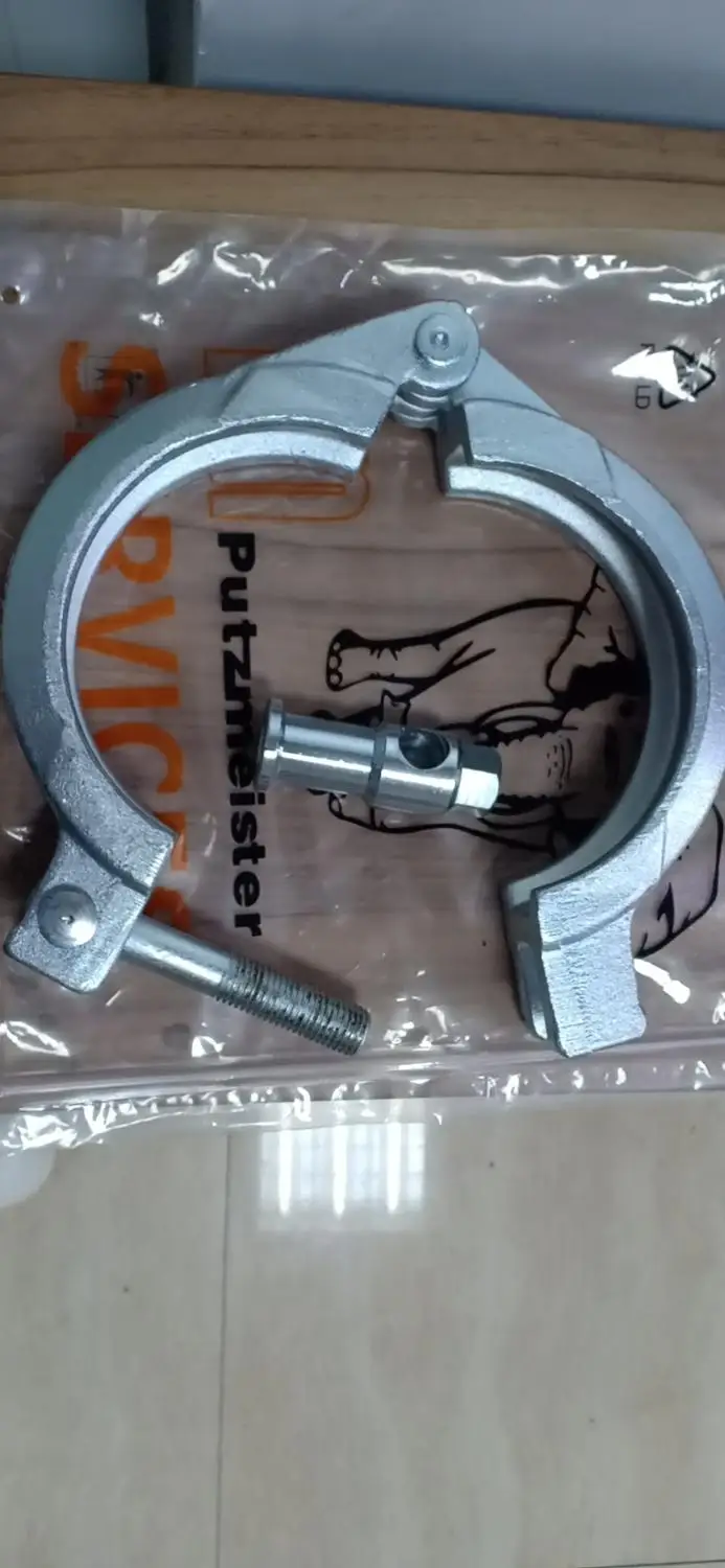 Putzmeister ZX-125/ZX-150 Bolt Clamp 265984000 PM No1 elbow cleanout ...