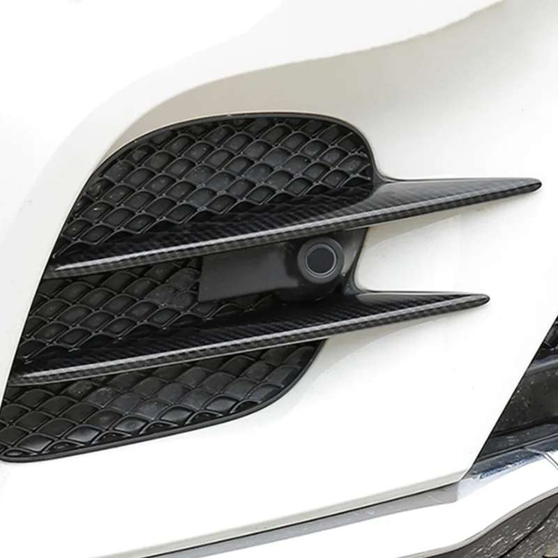 Car Front Fog Lamp Bumper Air Intake Grille Slats Strips Trim Stickers ...