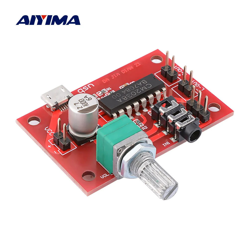 AIYIMA Mini Power Amplifier Audio Board Stereo Amp CM2038 Sound ...