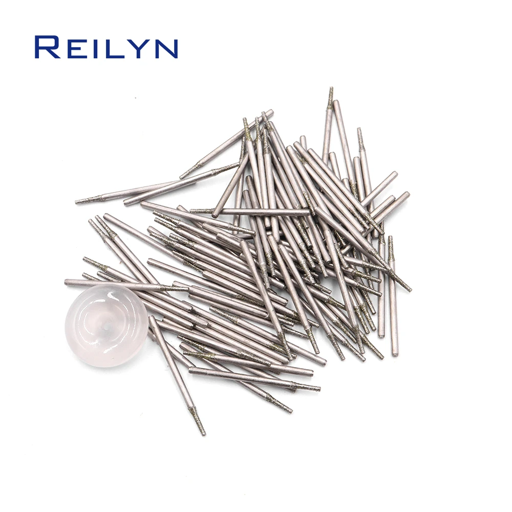 20pcs Diamond Grinding Burr Jade Stone Drill Bits Teeth Grinding Bits ...