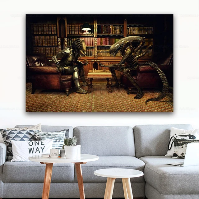 Alien Vs Predator Chess Wallpaper