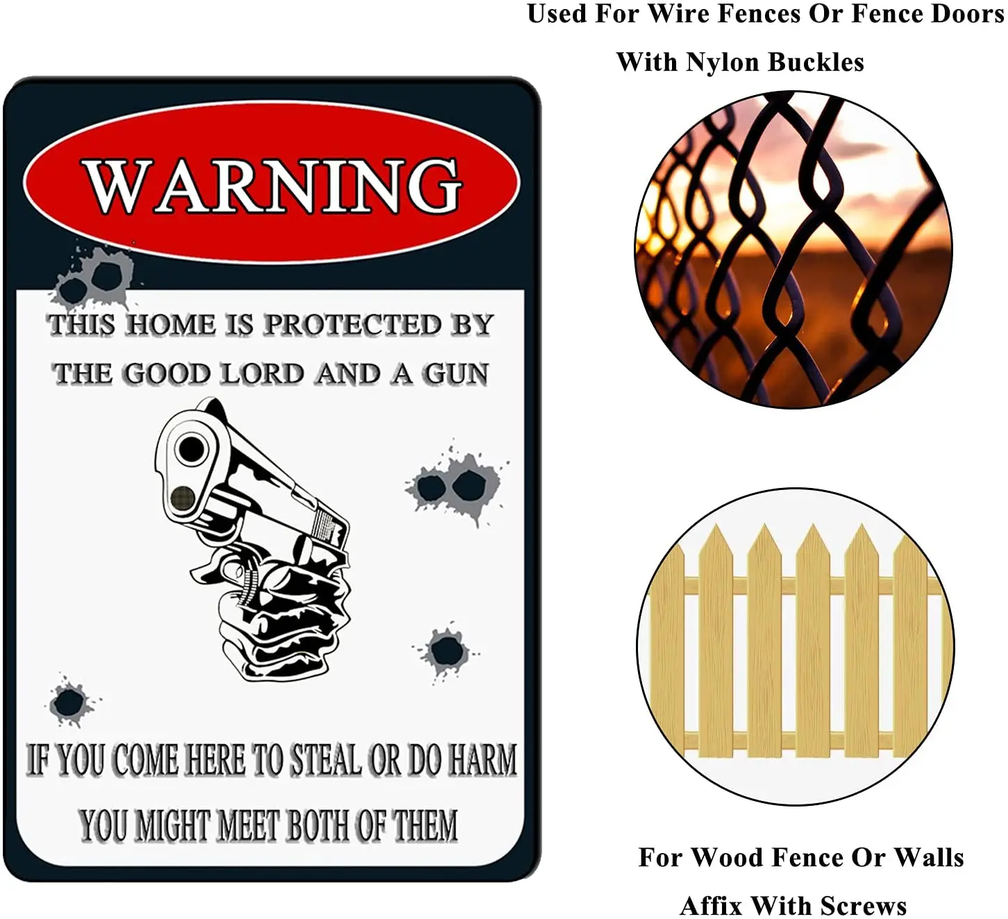 Gun Warning Signs For Home