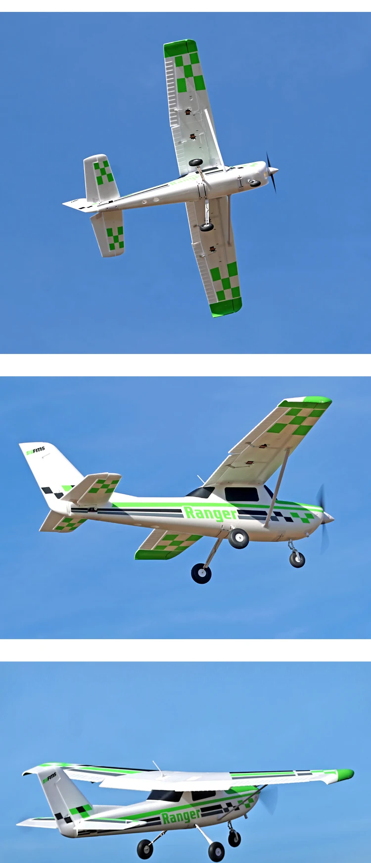 Fms Rc Airplane Plane 1800mm Ranger Trainer 4s 5ch With Flap With ...