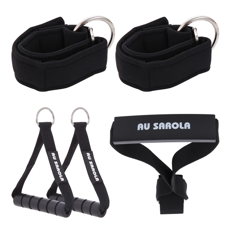 Resistance Bands Handle Door Anchor Ankle Straps Fitness Gym ...