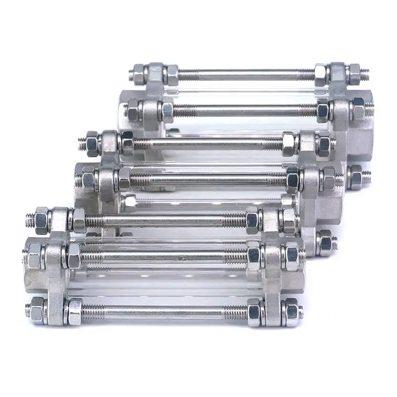 1/2" 3/4" 1" NPT Female 304 Stainless Steel Flow Sight Glass View ...