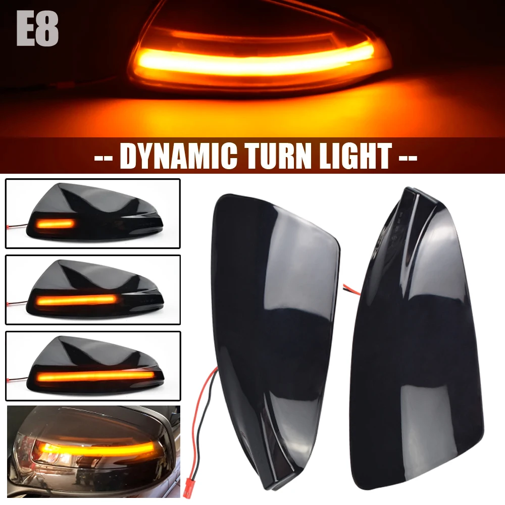 2x LED Dynamic Turn Signal Light For Mercedes Benz W204 S204 W164 Vito ...
