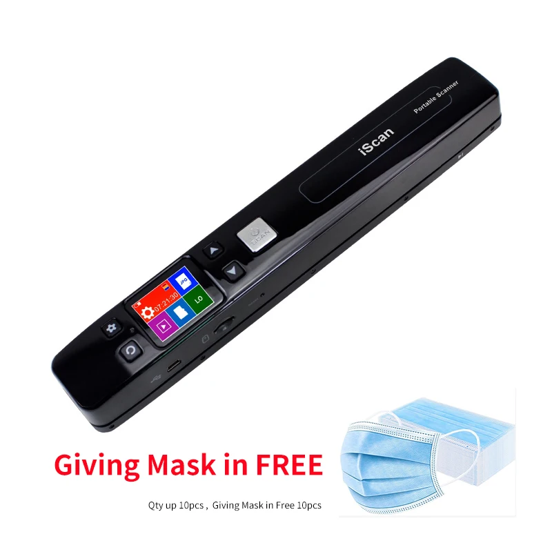 Portable Document Scanner A4 HD Book Scanner High Speed Camera Scan ...