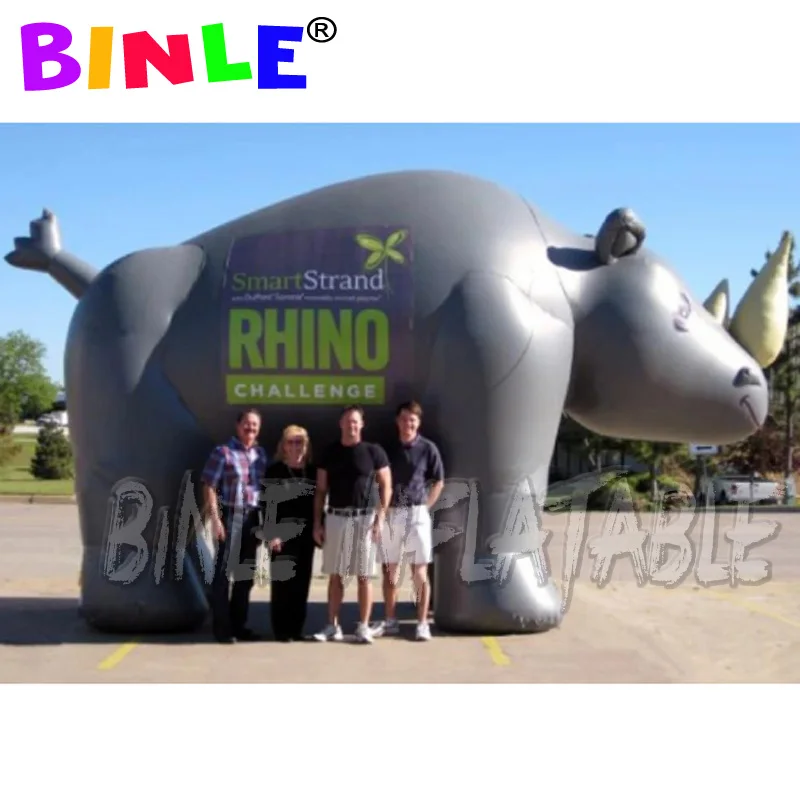 Wild-Animal-Models-Toy-Inflatable-Rhinoceros-Rhino-balloon-parade ...