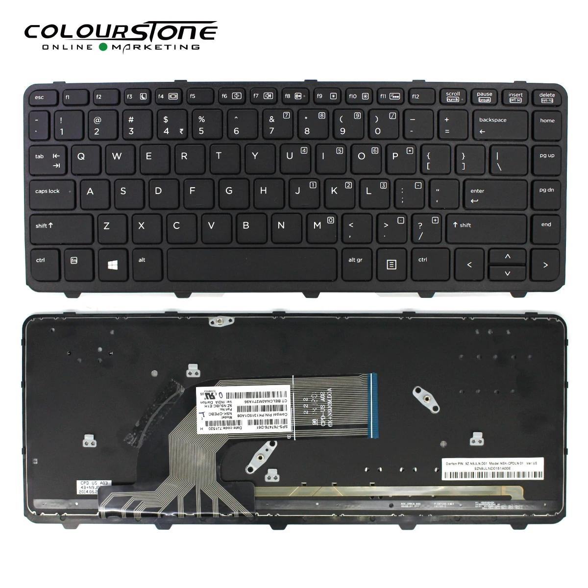New US Laptop Keyboard For HP ProBook 440 G1 640 G1 645 G1 445 G1 G2 ...