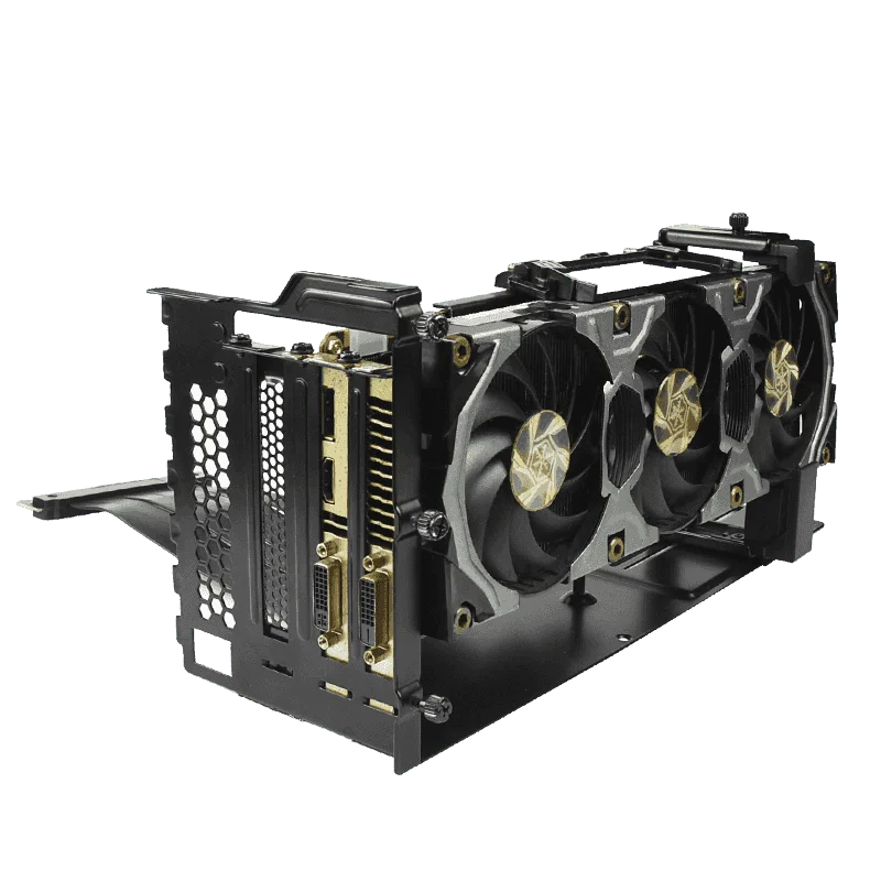 GameMax Vertical VGPU Bracket Kit, Suporte Vertical GPU, Um Plano de ...