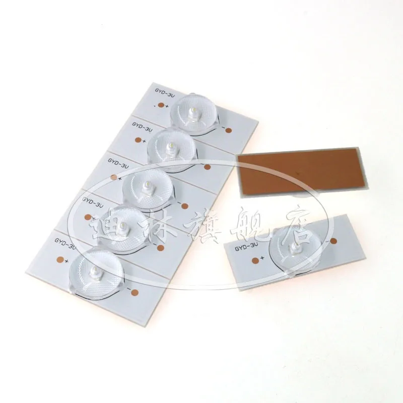 Universal TV Backlight 50-Pack 3V SMD LED Beads With Optical Lens - For ...