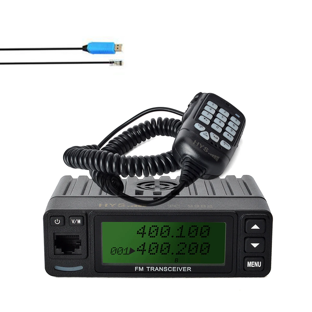 HYS 25W Dual Band VHF/UHF 136-174/400-480MHz Dual PTT Mobile FM ...