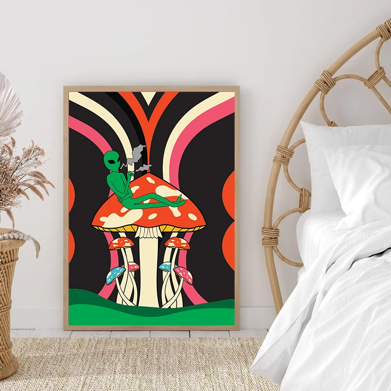 Impresiones-de-arte-psicod-lico-decoraci-n-art-stica-psicod-lica-p-ster ...