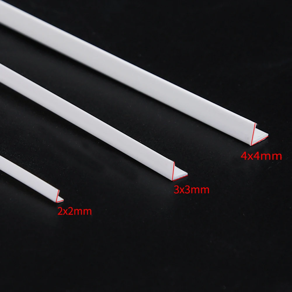 50pcs/100pcs 2-4mm Abs Tube Rod L Rod Diy Model Mini Plastic Tube Rod ...