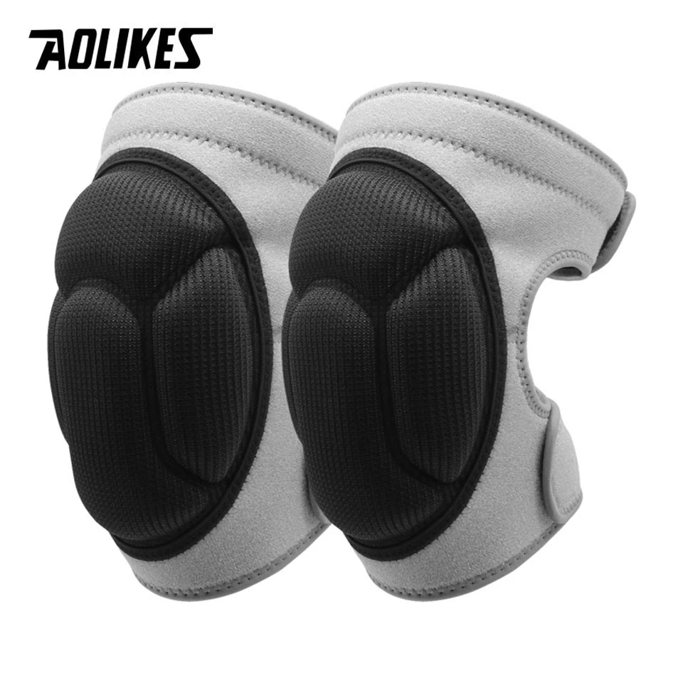 Aolikes 1 Pair Sponge Football Volleyball Extreme Sports Knee Pads ...
